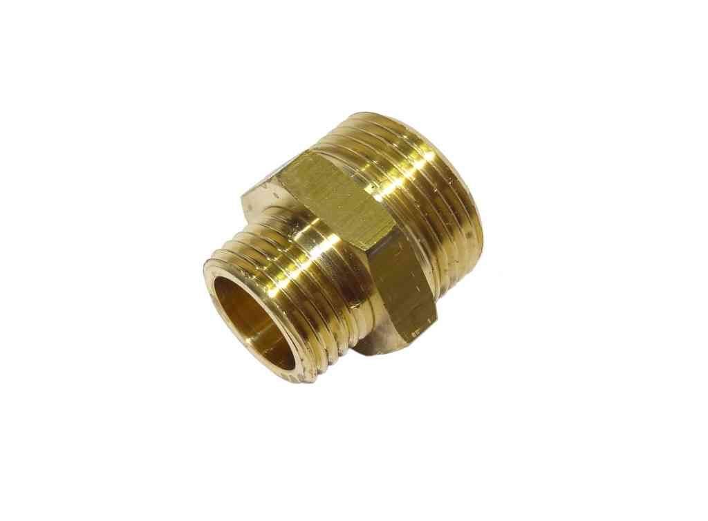Brass Nipple 1/2"" * 3/8" | BlueSea Hardware