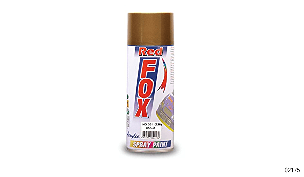 Paint Spray Gold 350ml REDFOX | BlueSea Hardware