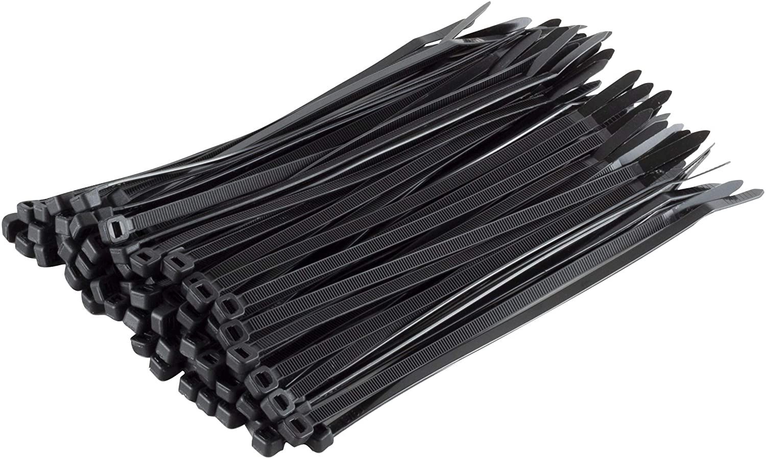 Cable tie Black 4*300mm 100pcs/Pkt 12inch | BlueSea Hardware