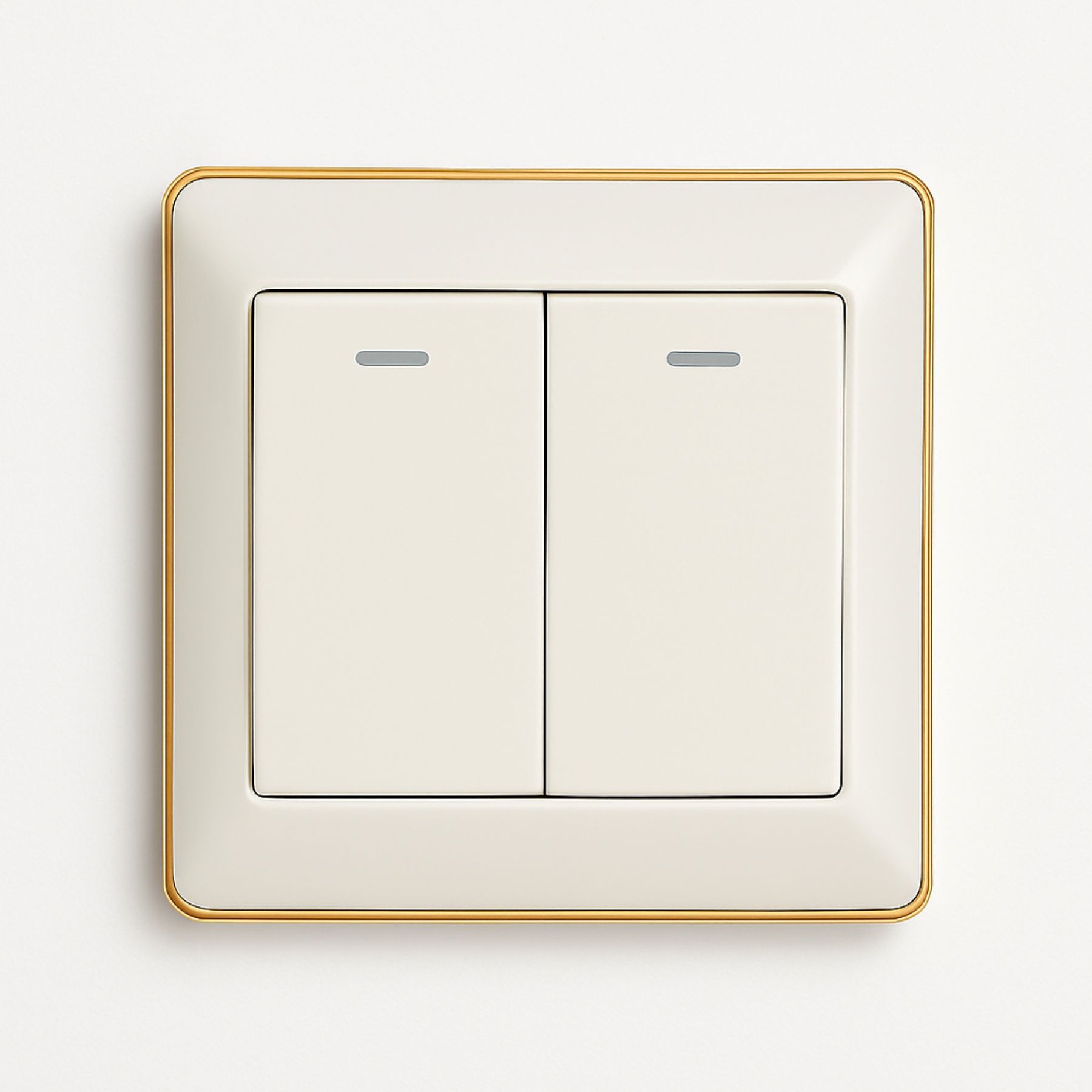 Switch outlet 2 Gang 1 Way - 13A (White) | BlueSea Hardware